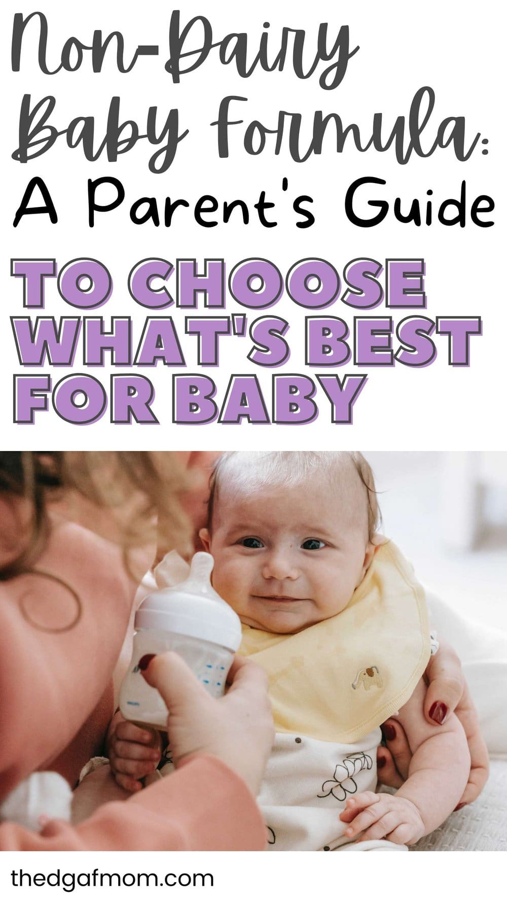 Non-Dairy Baby Formula: A Parent's Guide to Choose What's Best for Baby ...